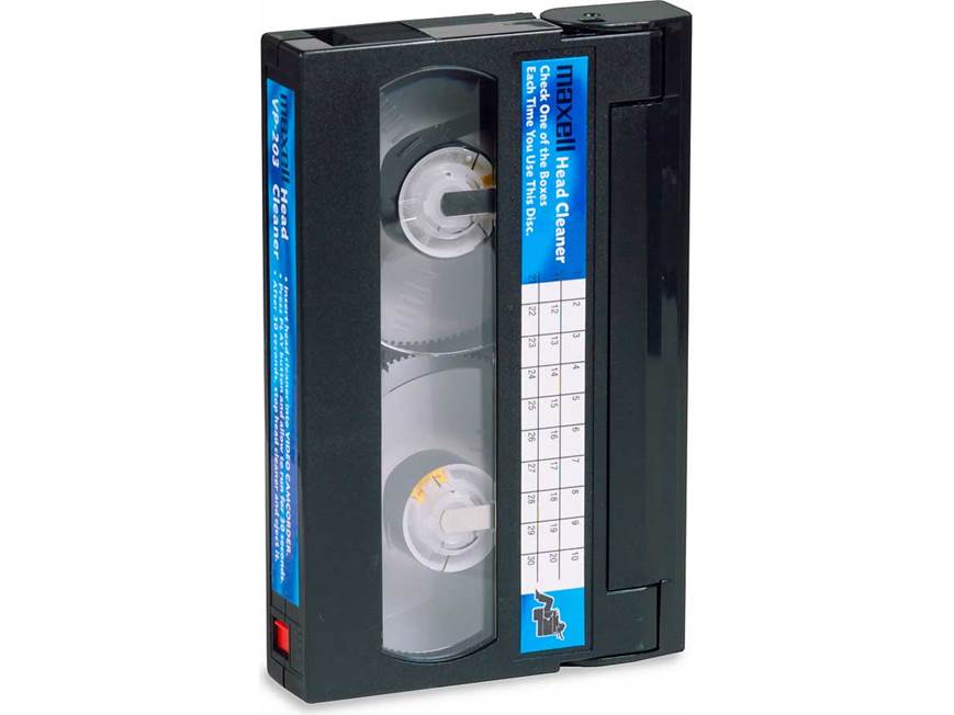 Maxell VP203 Dry-type 8mm head cleaner at Crutchfield
