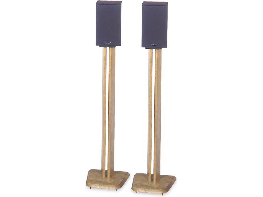 Wood Technology FGH-36" (Oak) Furniture-grade hardwood speaker stands ...