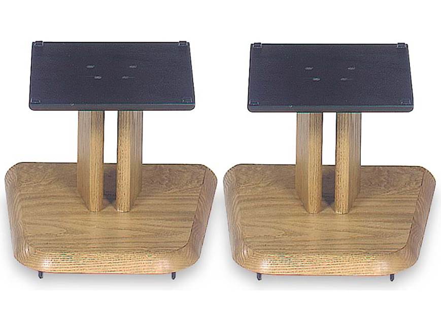 Wood Technology FGH-8 (Oak) Furniture-grade hardwood speaker stands ...