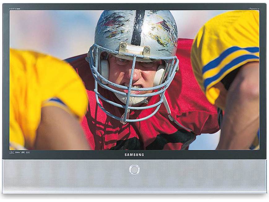 Samsung HL-P5063W 50" HDTV-ready rear-projection DLP TV at Crutchfield