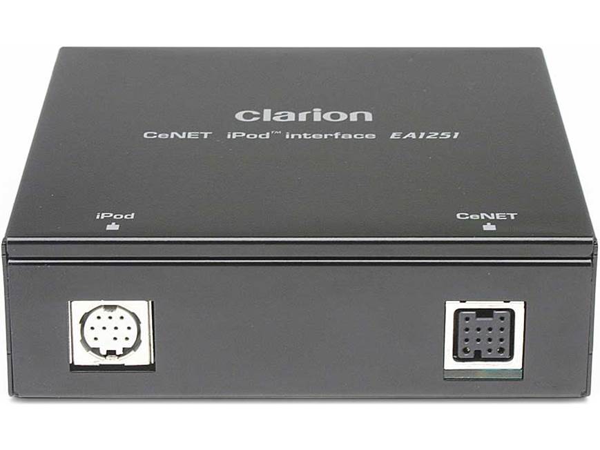 Clarion EA1251B Connect and control an iPod with your Clarion CeNET ...
