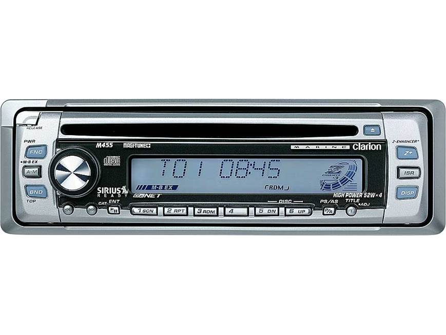 Clarion M455 Marine CD receiver with SIRIUS Satellite Radio capability ...