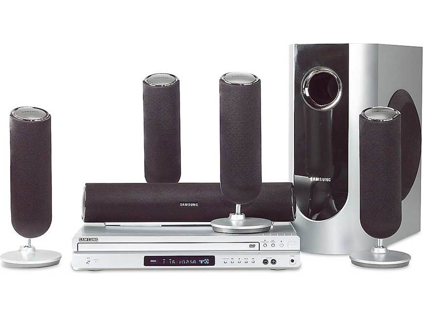 Samsung HT-P50 5-disc DVD home theater system with digital video output ...