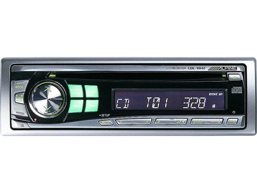 Alpine CDE-9842 CD player at Crutchfield