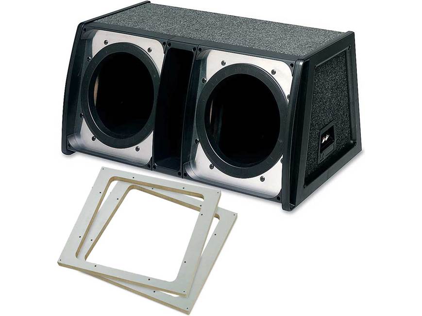 Q-Logic Enclosure for Dual Square 12" Subs QLH-1.2512DS Type 2 dual 12 ...