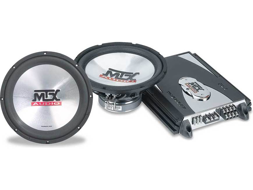 MTX Bass Package Thunder564 4-channel amp and two Thunder4500 10 ...