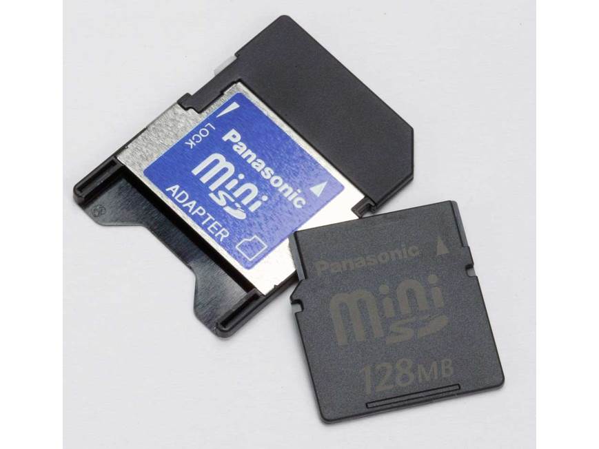 Panasonic miniSD™ Memory Card (128MB) (128MB) at Crutchfield