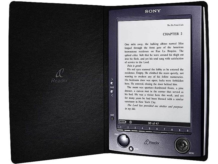 Sony® Reader PRS-500 Portable eBook reader with 6" screen at Crutchfield