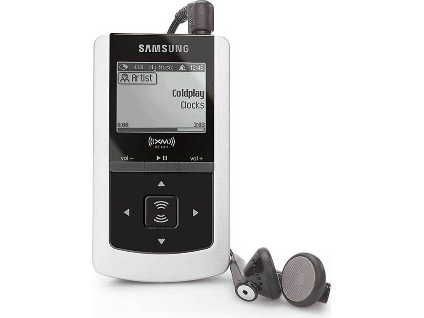 Samsung neXus 25 XM satellite radio/MP3 player at Crutchfield