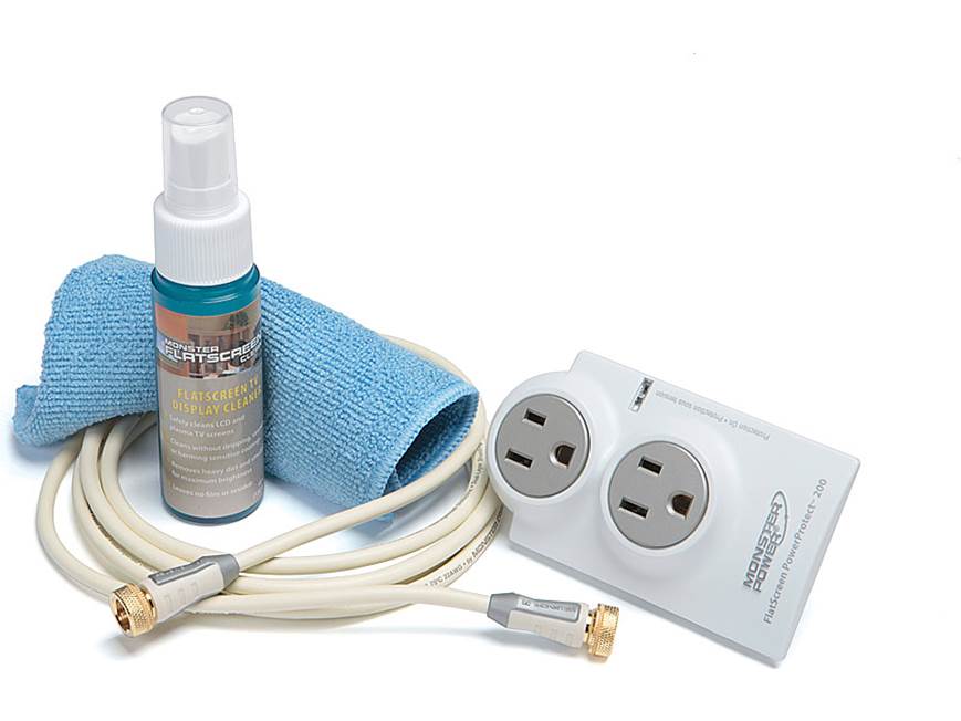 Monster® FlatScreen TV Coaxial Performance Pack at Crutchfield