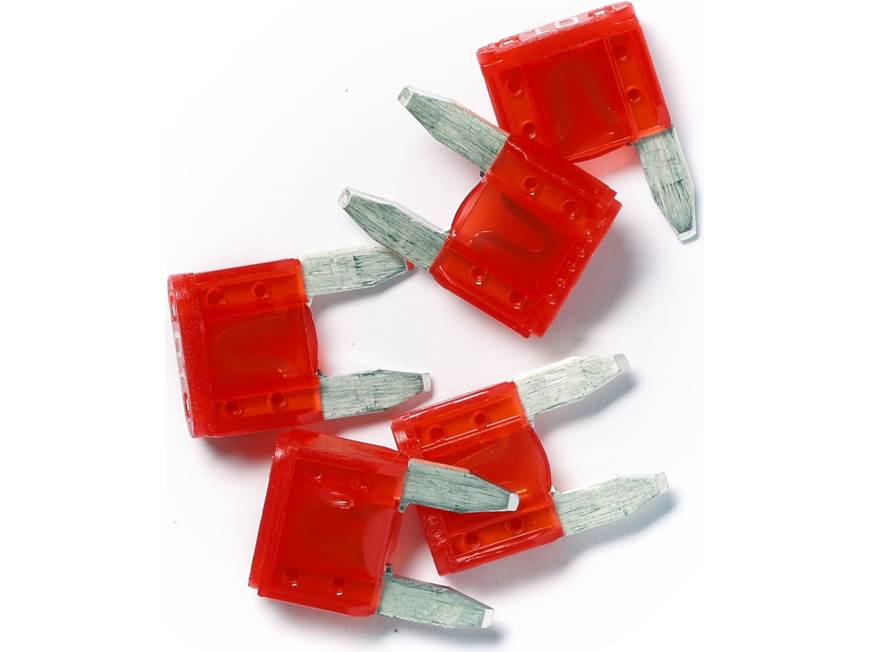 Littelfuse Mini® Blade-style Fuses (10-amp) 5-pack — 10 sizes available ...