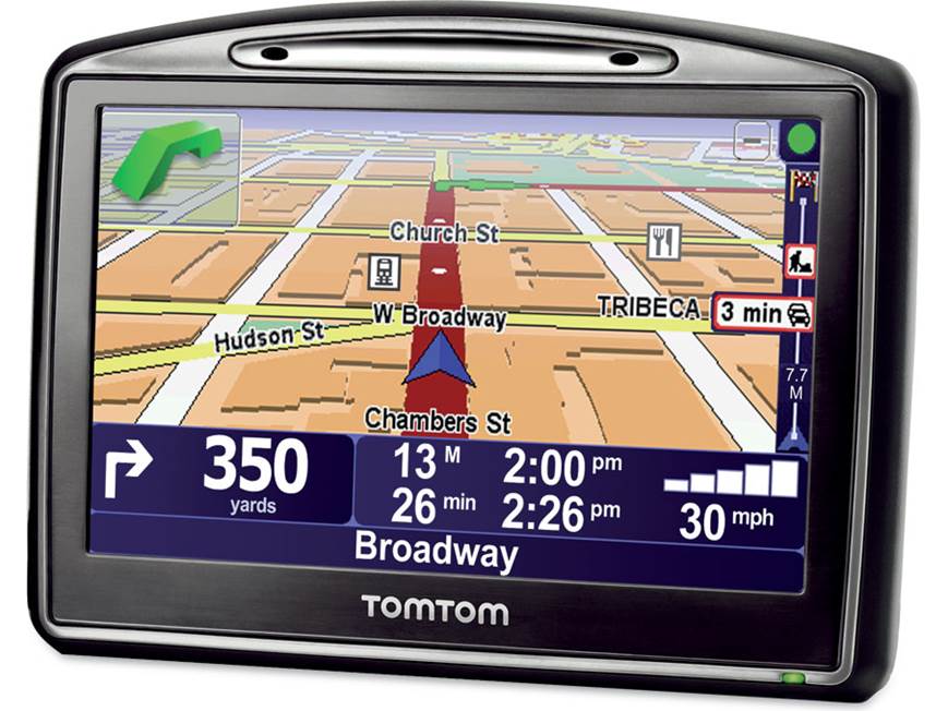 TomTom GO 930T Portable navigator with Bluetooth® at Crutchfield