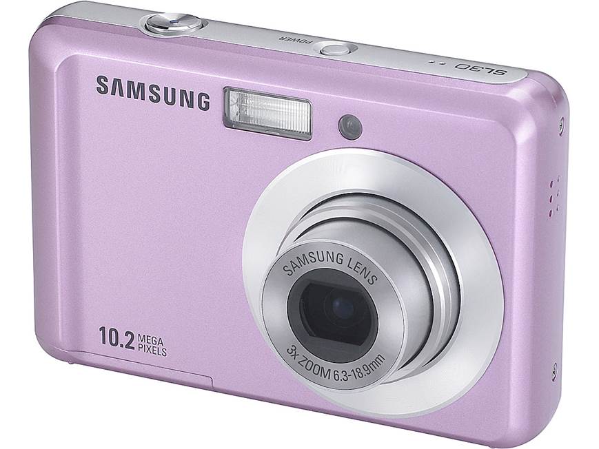 Samsung SL30 (Pink) 10.2-megapixel digital camera with 3X optical zoom ...