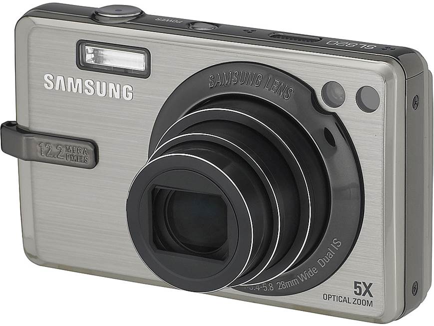 Samsung SL820 (Silver) 12.2-megapixel digital camera with 5X optical ...