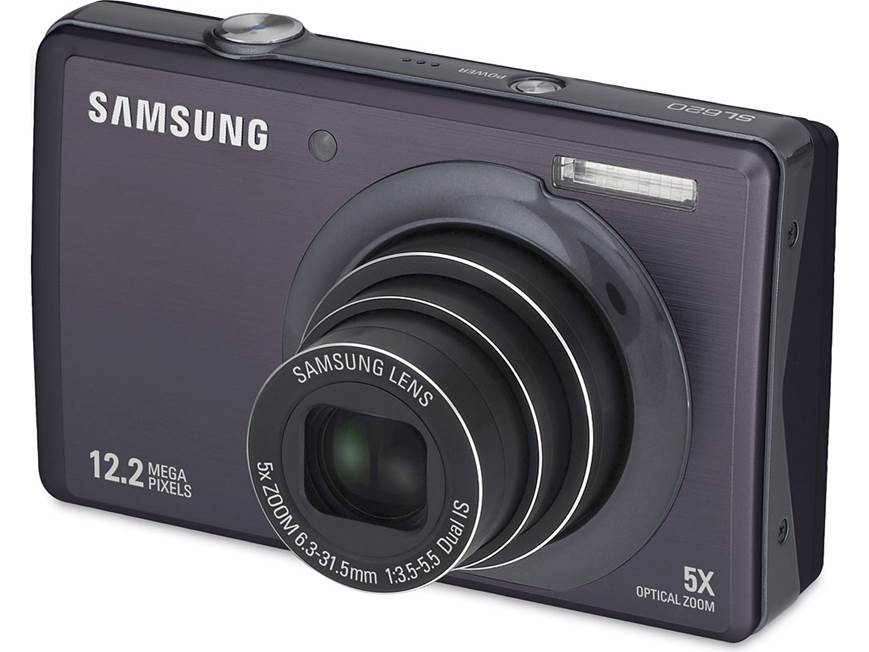 Samsung SL620 (Gray) 12.2-megapixel digital camera with 5X optical zoom ...