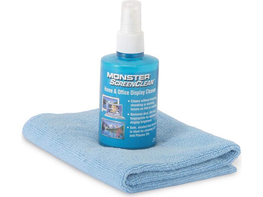 Monster ScreenClean TV cleaner kit at Crutchfield