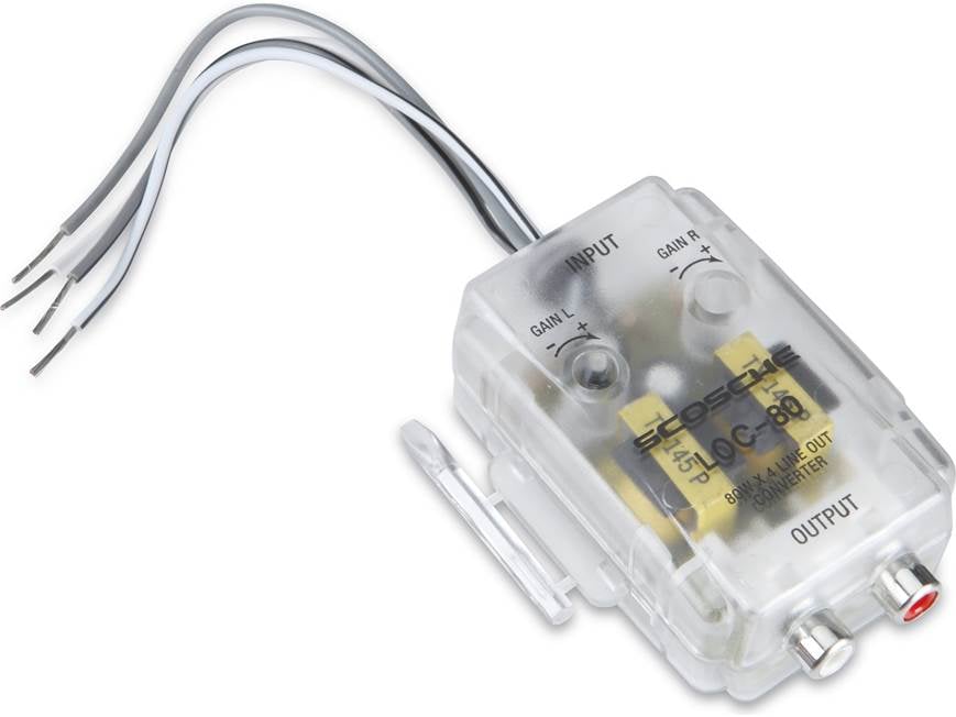 Scosche LOC80 Line Output Converter 2-channel LOC at Crutchfield