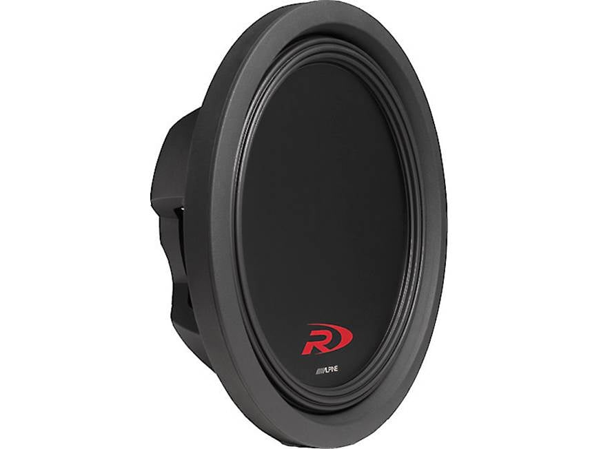 Alpine SWR-T10 Type-R Thin 10" 4-ohm shallow-mount subwoofer at Crutchfield