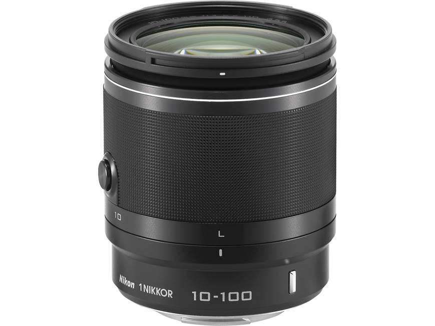 Nikon 10-100mm f/4.0-5.6 1 Nikkor Lens (Black) Wide-range 10X zoom lens ...