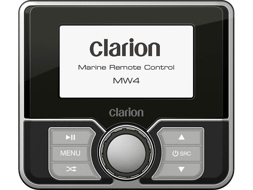 Clarion MW4 Wired marine remote control with 2.8" color LCD screen at ...