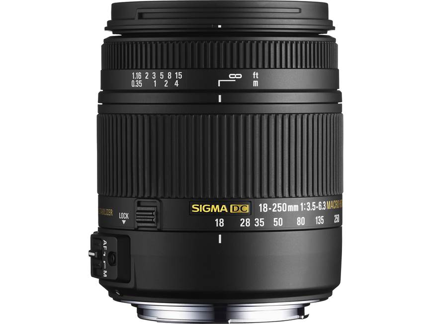 Sigma Photo 18-250mm f/3.5-6.3 DC OS HSM (Sigma mount) Wide-angle to ...