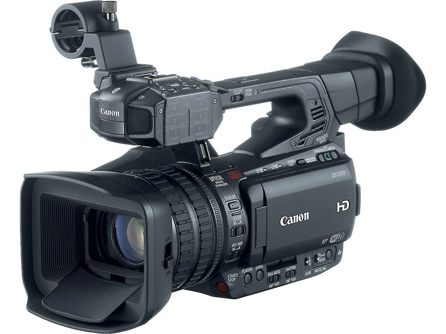 Canon XF-200 Professional HD camcorder at Crutchfield