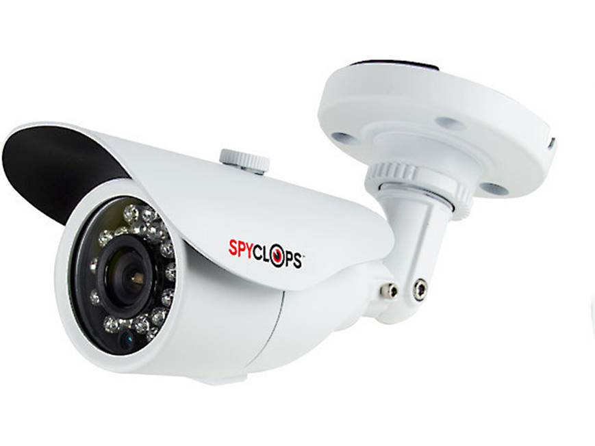 Spyclops CCD Mini Bullet Camera (White) Metal outdoor mini bullet ...