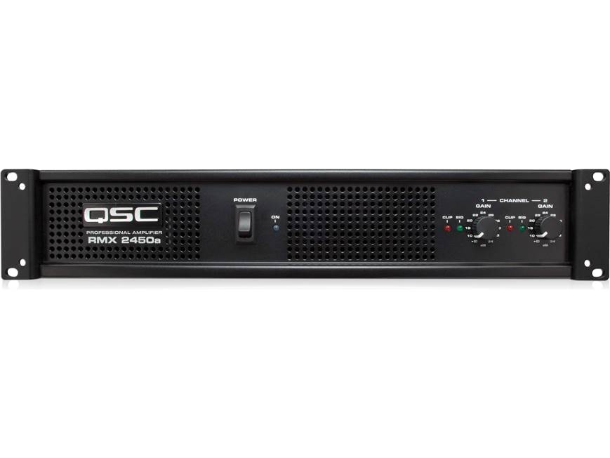 QSC RMX2450a RMX Series power amplifier — 500W x 2 at 8 ohms, 2,400W x ...