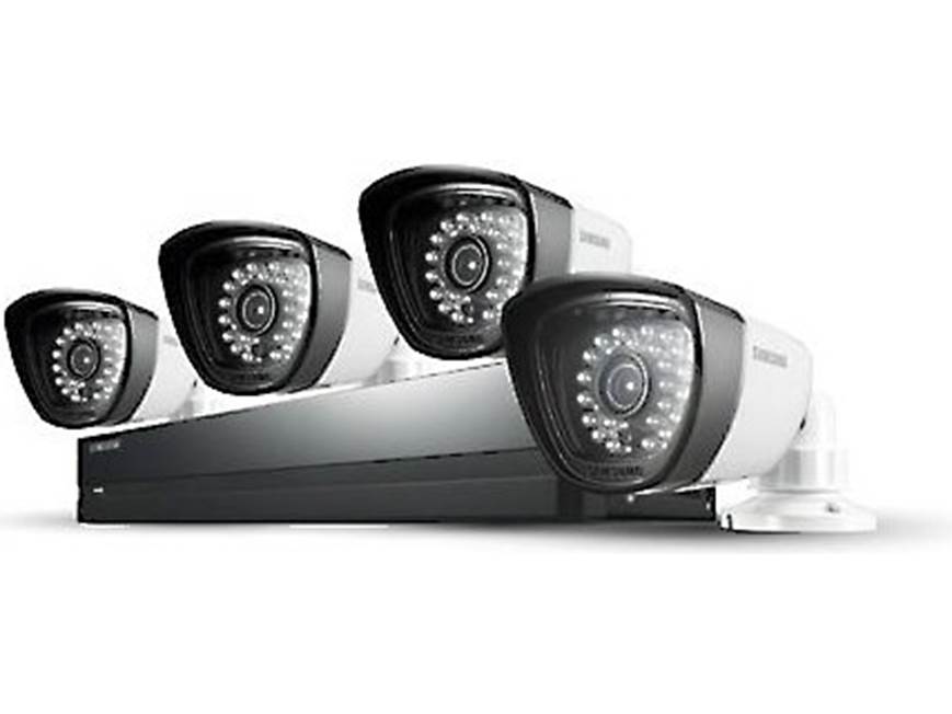 Samsung SDS-P4042 8-channel video surveillance system with 500GB DVR ...