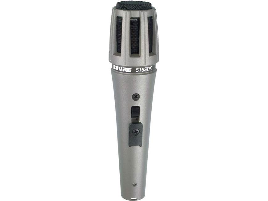 Shure 515SDX Paging microphone with locking on-off switch at Crutchfield