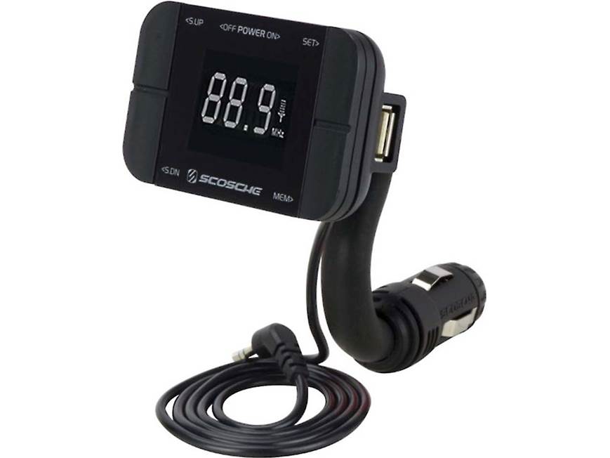 Scosche tuneIT Docking FM transmitter with USB charger (Model FMTD3PRO ...