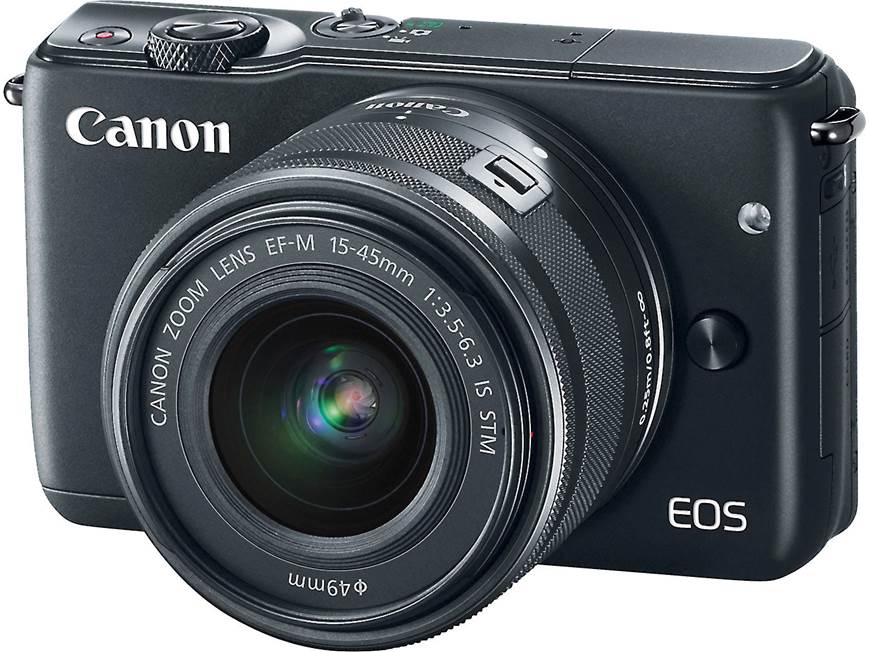 Canon EOS M10 Kit (Black) 18-megapixel mirrorless camera with 15-45mm ...