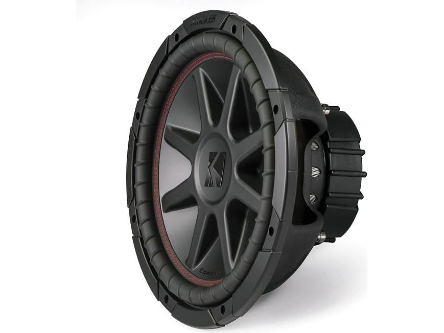 Kicker CompVR 43CVR124 12" subwoofer with dual 4-ohm voice coils at ...