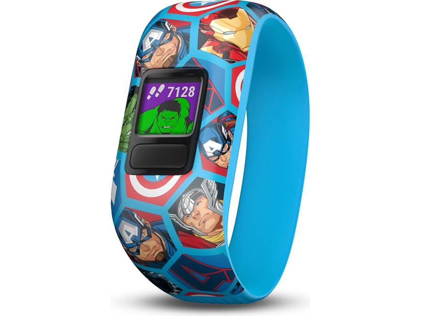 Garmin vivofit® Jr. 2 (Avengers) Activity tracker with stretchy band ...