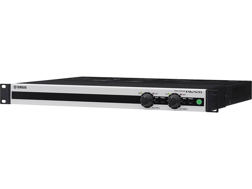 Yamaha PA2120 Power amplifier - 120W x 2 at 70V at Crutchfield