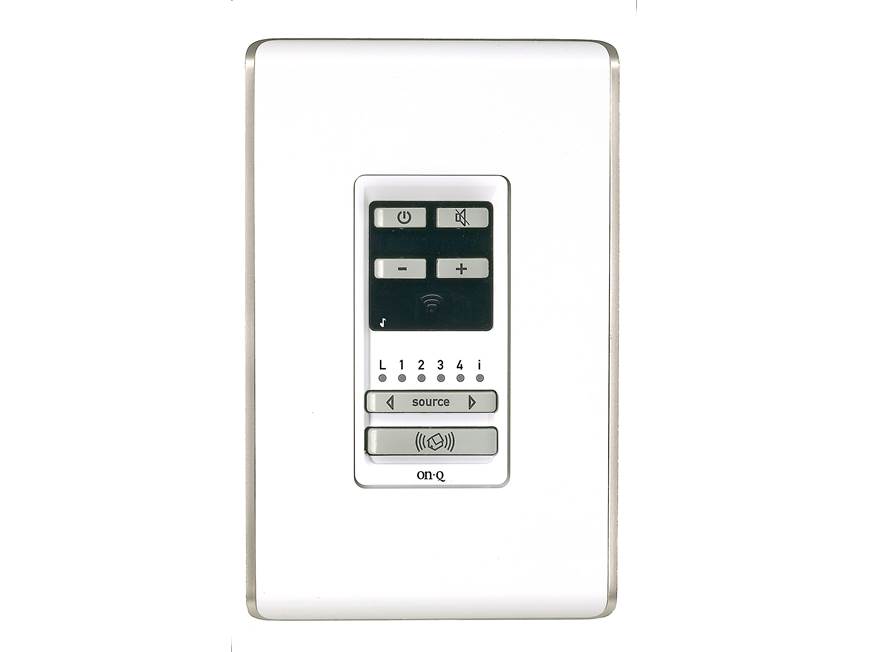 On-Q lyriQ™ Studio Keypad Amplified in-wall controller for lyriQ multi ...