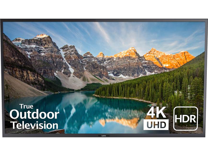 SunBriteTV SB-V-65-4KHDR-BL 65" Veranda Series weatherproof outdoor LED ...