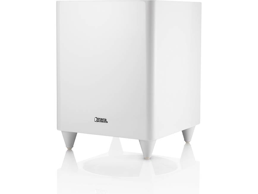 Revel Concerta B8 (High-Gloss White) Compact wireless powered subwoofer ...