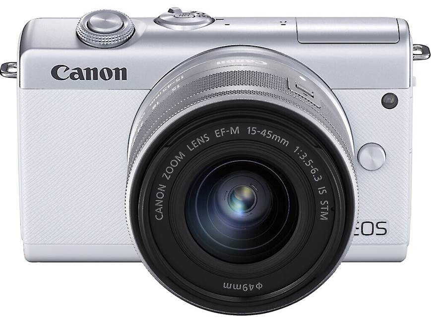 Canon EOS M200 Kit (White) 24.1-megapixel mirrorless camera with 15 ...