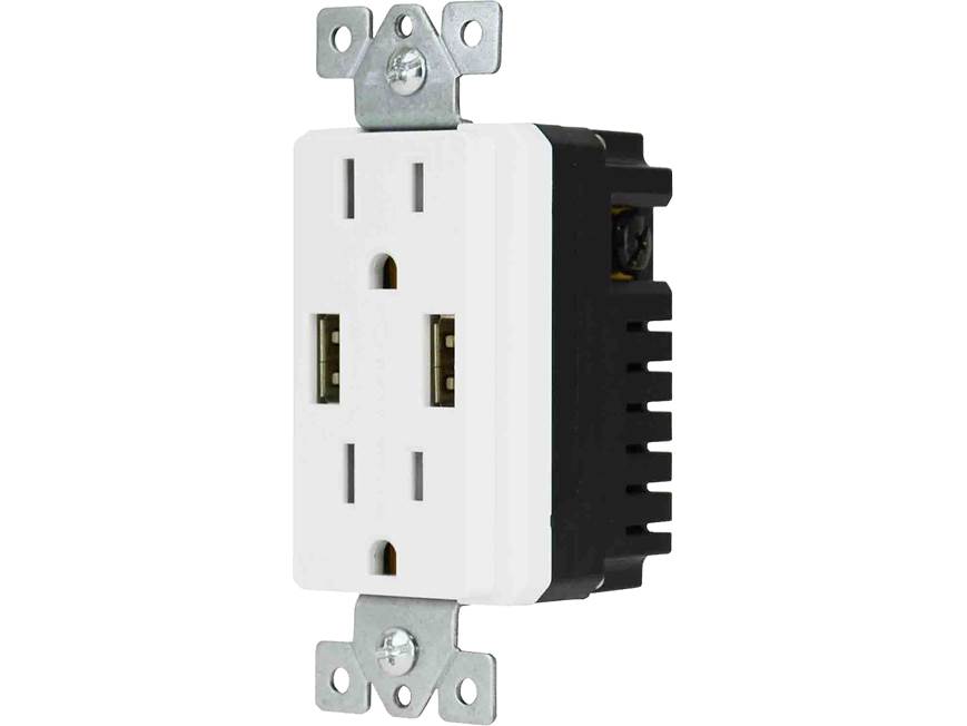 Metra AC Outlet with USB Charging Ports Charge phones and other USB ...