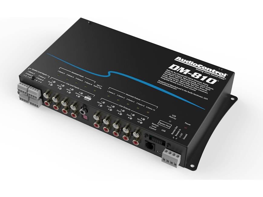 AudioControl DM-810 Digital Signal Processor DSP with 8 inputs and 10 ...