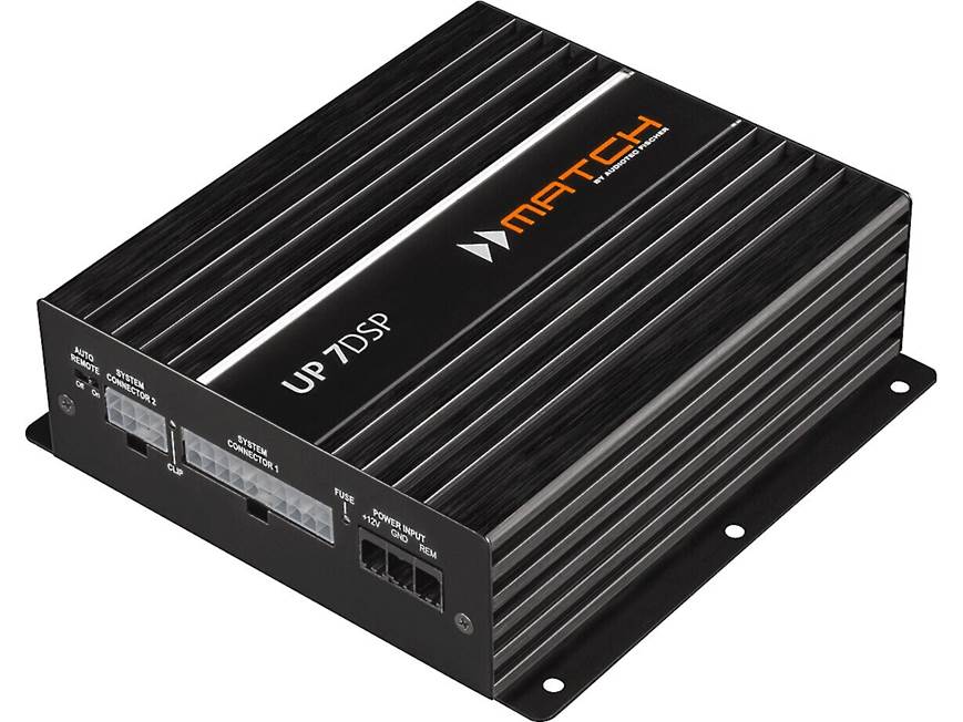 MATCH UP7 DSP Compact 7-channel car amplifier with digital signal ...