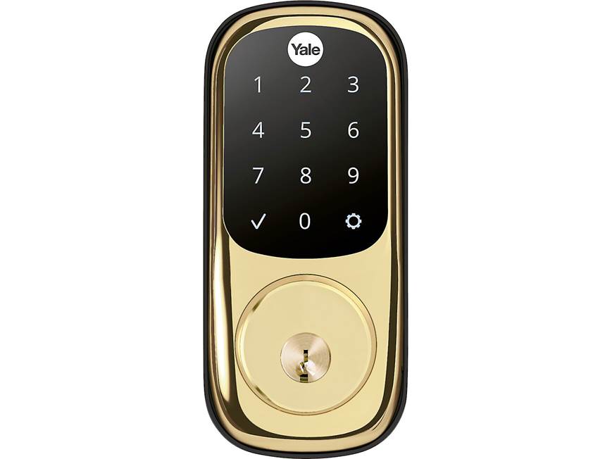 Yale Real Living Assure Lock Touchscreen Deadbolt (YRD226) (Polished ...