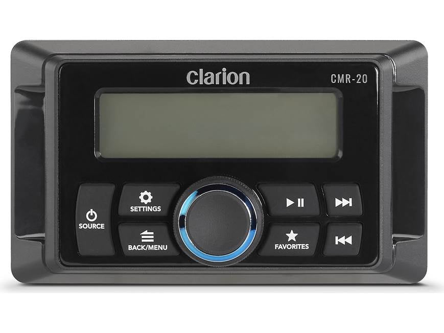 Clarion CMR-20 Wired marine remote control with display at Crutchfield