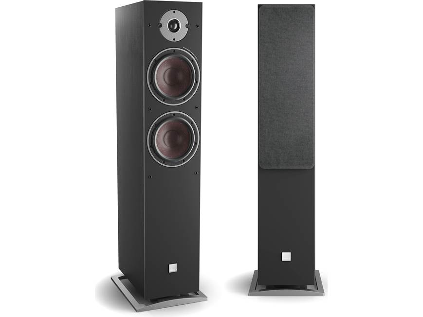DALI Oberon 7C (Black Ash) Matched pair of wireless powered floor ...