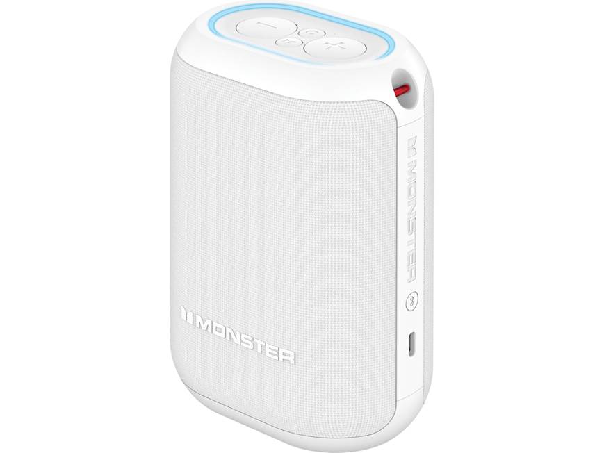 Monster DNA One (White) Portable waterproof Bluetooth® speaker with Qi ...