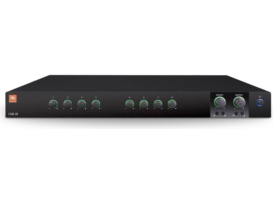 JBL CSM 28 8-input commercial mixer at Crutchfield