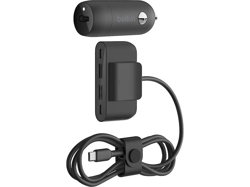 Belkin BOOST↑CHARGE™ 4-Port Charger 30-watt USB-C car charger with ...