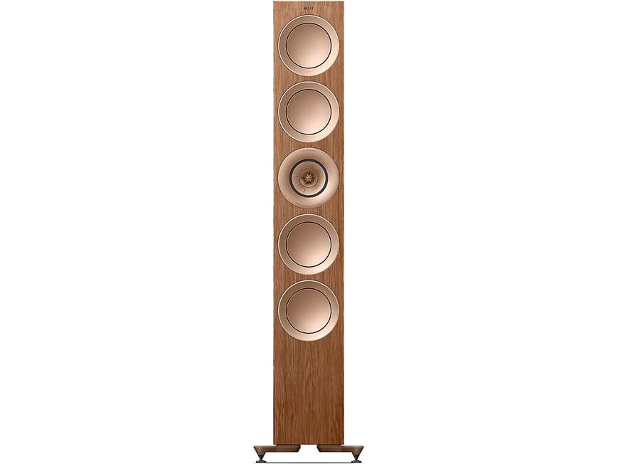 KEF R11 Meta (Walnut) Floor-standing speaker (Walnut) at Crutchfield