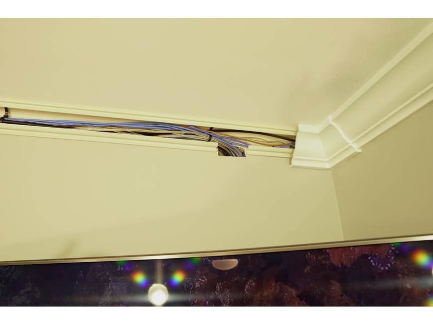 Crownduit® Crown Moulding and Track Kit Includes 31.3 feet of wire ...